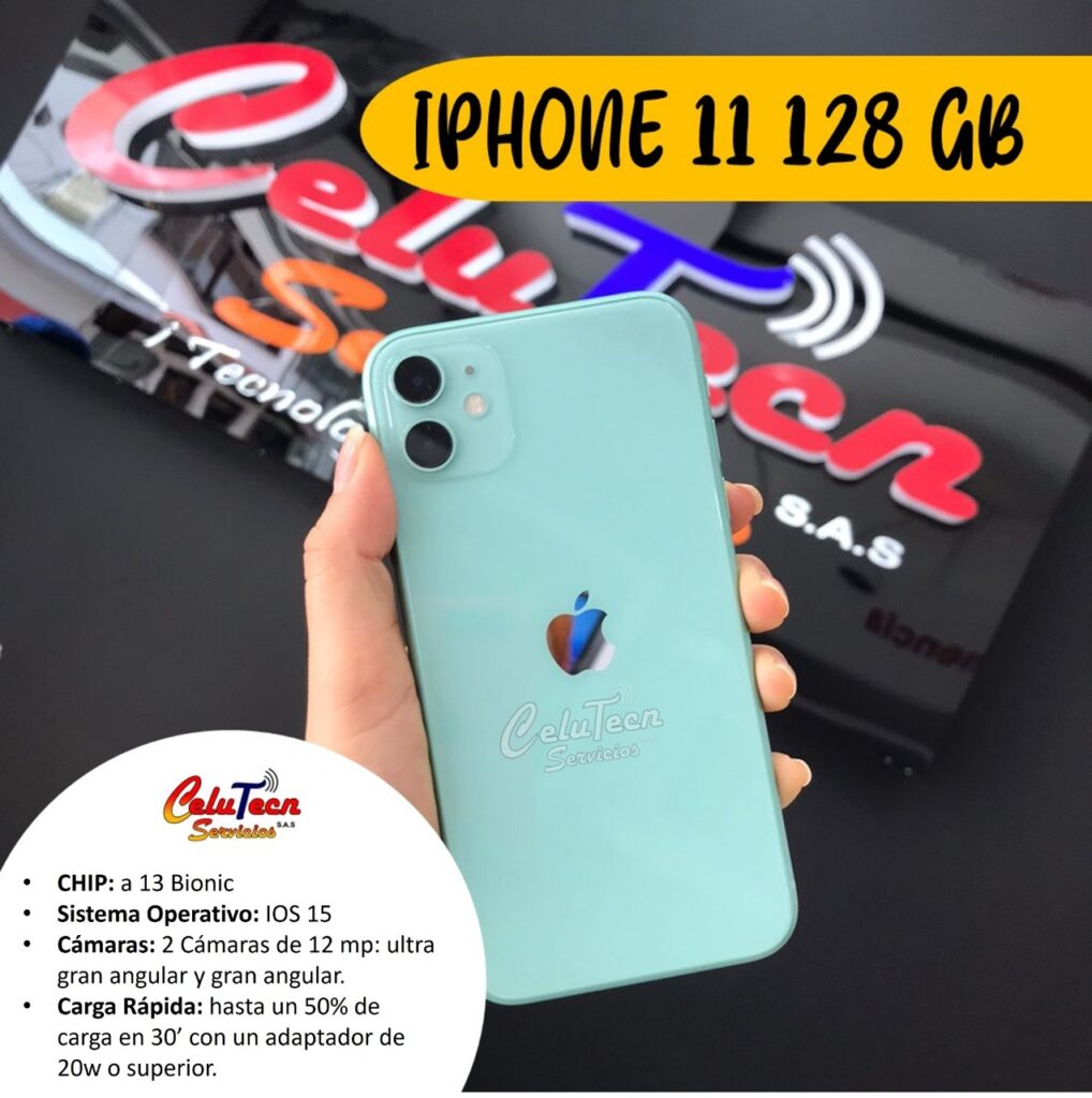 IPHONE 11 – 128 GB – Celutecn Servicios